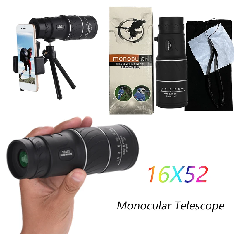 16X52-Binocular-Optical-Lens-High-Definition-Handy-Optics-Scope-Dual ...
