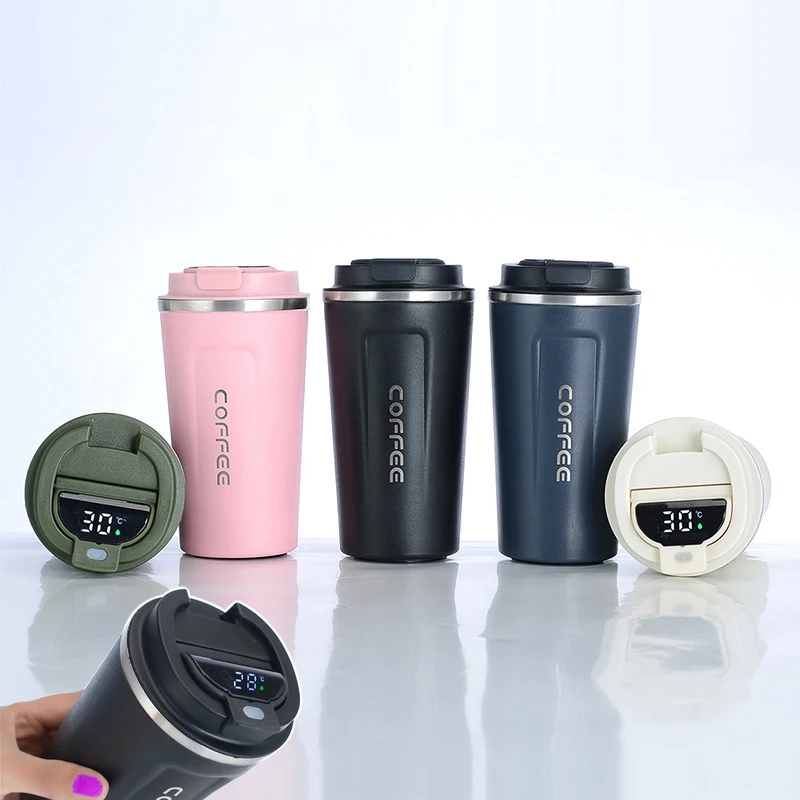 380 510ml Thermos Coffee Mug Water Bottle Temperature Display Vacuum Flasks Thermal Tumbler In Car Insulated Cup Christmas Gift AliExpress 15