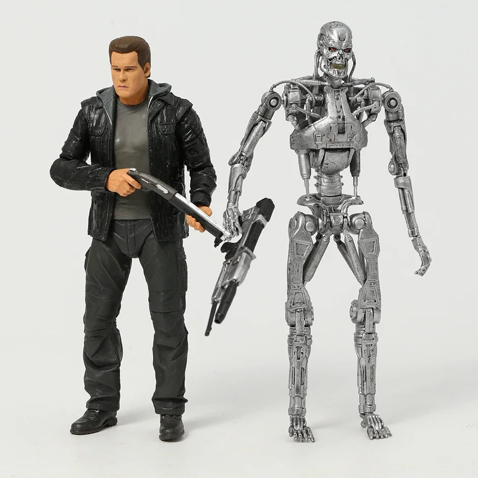 NECA Terminator Genisys T-800 Guardian Endoskeleton Action Figure Model ...