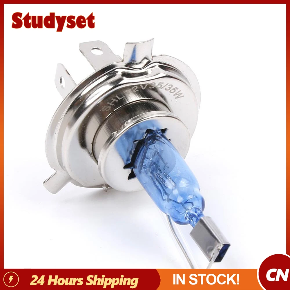 H4 35w Hid Lâmpada De Halogênio Branco 6000k Carro Motocicleta Xenon Lâmpada Iluminando Super ...