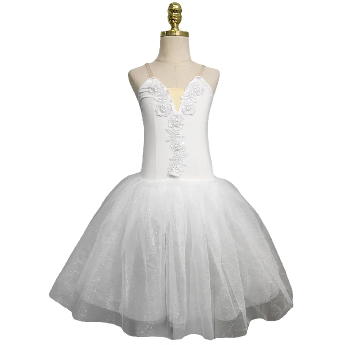 White-Ballet-Tutu-Skirt-Professional-Dance-Dress-Tutus-for-Adult-Ballet ...