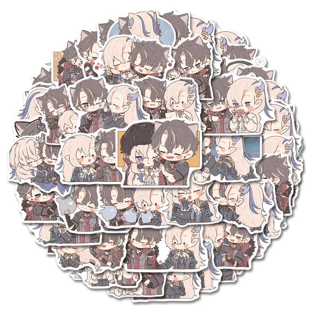 Genshin-Impact-Merch-Fans-Collection-Role-Stickers-64-Pieces ...