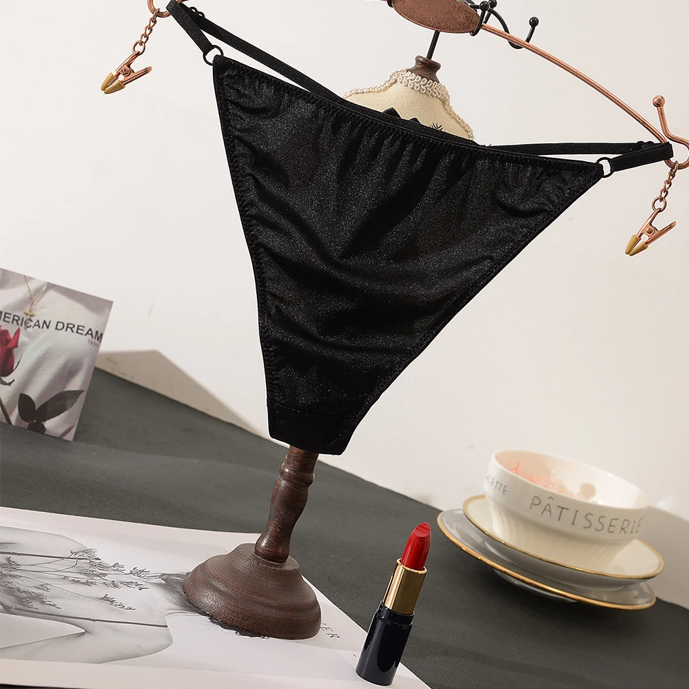 Women-Thin-Seamless-Satin-Sexy-Bow-Briefs-G-String-Satin-Panties-Sex ...