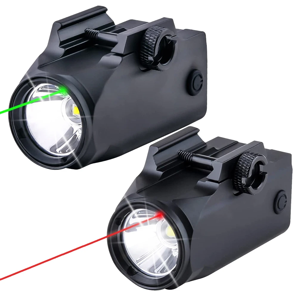 800-Lumens-Compact-Pistol-Light-Laser-Combo-Magnetic-Rechargeable-LED ...