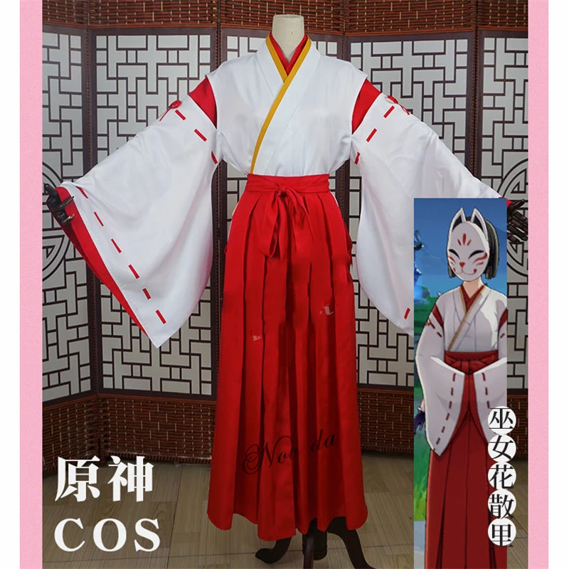 Disfraz-de-Cosplay-de-Anime-Genshin-Impact-lnazuma-Kitsune-Saiguu-para ...