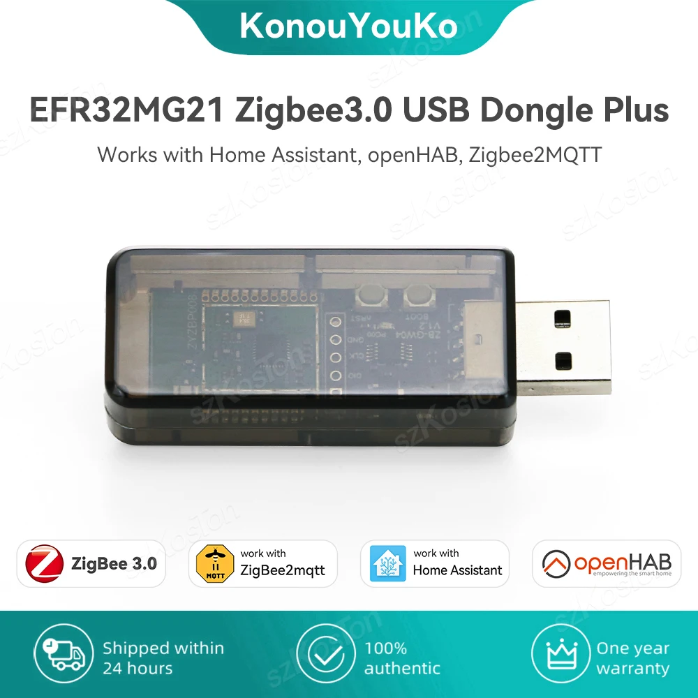 EFR32MG21 Zigbee 3.0 USB Dongle Plus Universal Open Source Zigbee ...
