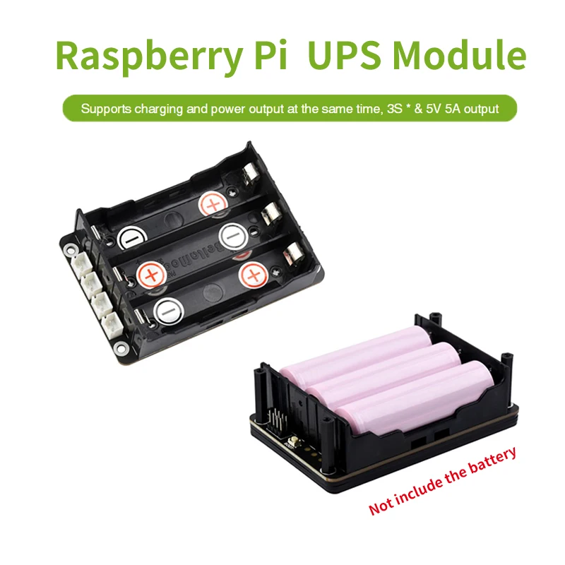 Raspberry-Pi-5-UPS-HAT-Support-18650-Li-Battery-5V-Uninterruptible ...