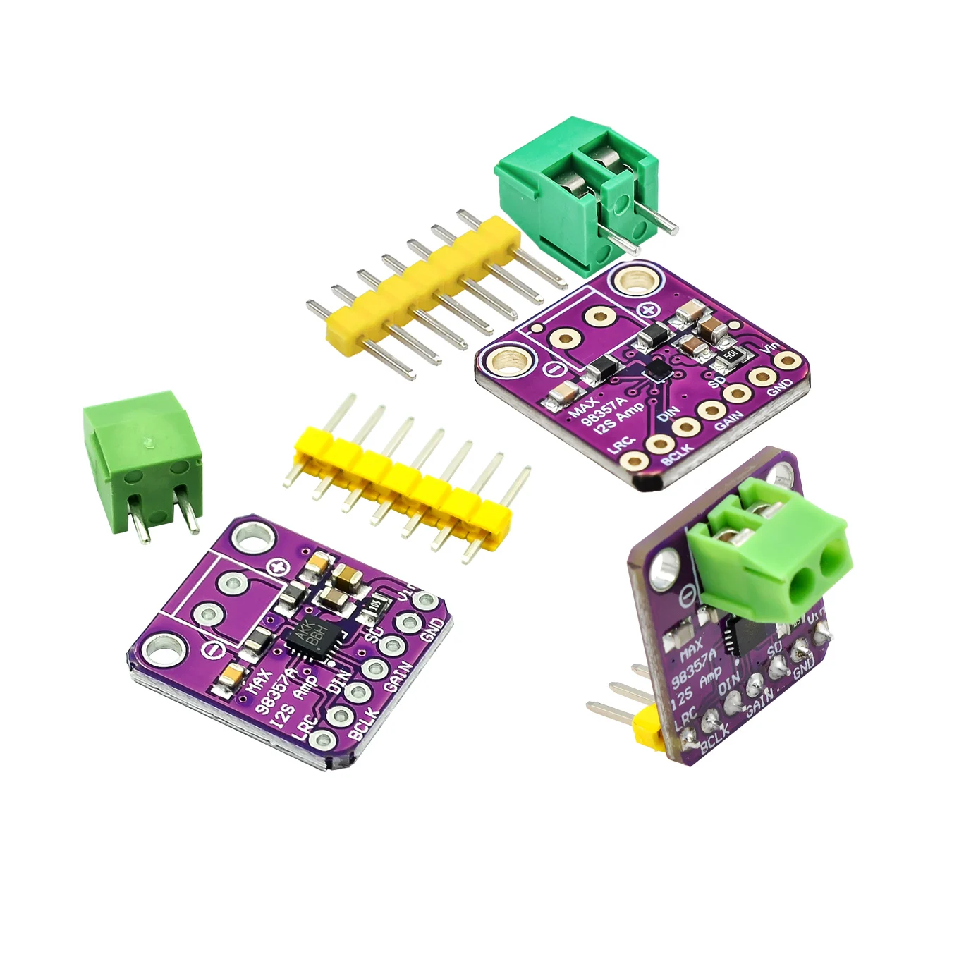 【SIMPLE ROBOT】MAX98357 I2S 3W Class D Amplifier Breakout Interface DAC ...