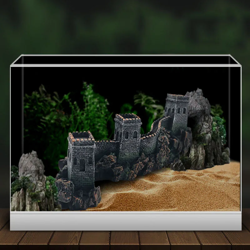 Chinese Ornaments Fish Tank | Chinese Fish Tank Decorations - Fish Tank ...