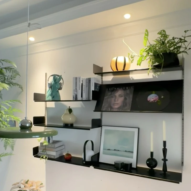 Minimalist-wall-mounted-multi-layer-metal-storage-system-storage-rack ...