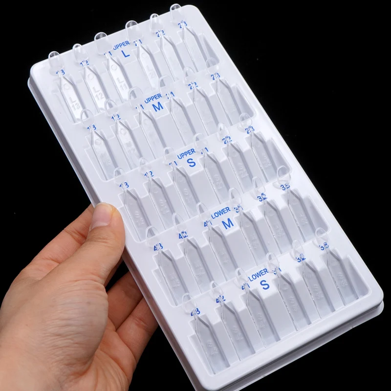 30Pcs Dental Veneers Mould Kit Anterior Front Teeth Composite Resin ...