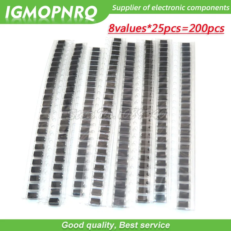 8values-200pcs-M1-M4-M7-SS14-SS16-SS24-SS34-RS1M-Electronic-Components ...