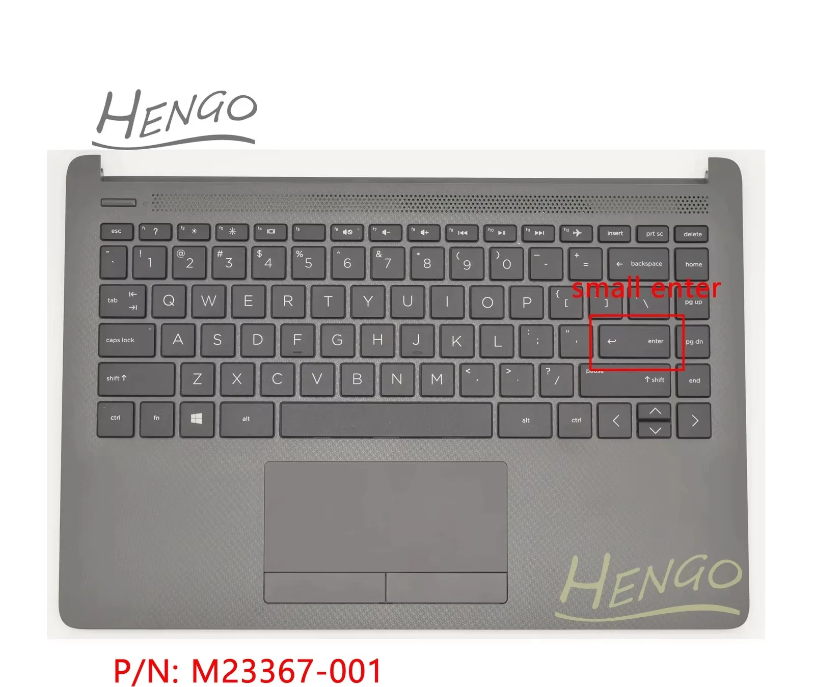 M23367-001 Black New For 240 245 246 G8 14-CF 14-DK Us Palmrest KB ...