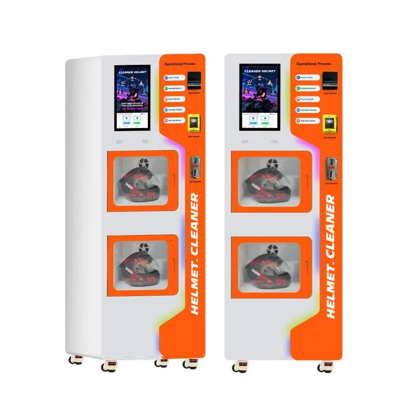 Customized Automatic Motorcycle Helmet Washer Dryer Vending Machine ...