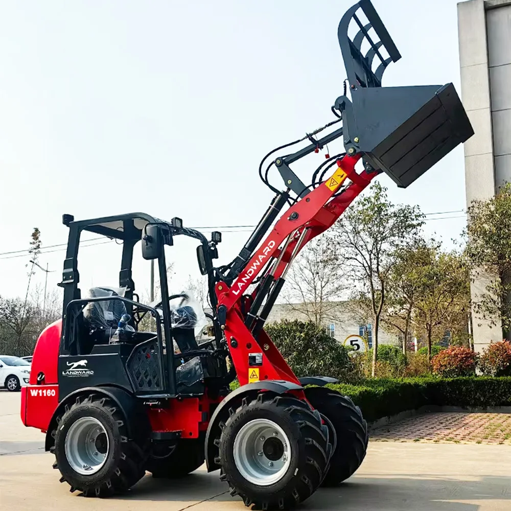 4×4 Wheel Loader Kubota High Quality Agricultural Loader Home Use All ...