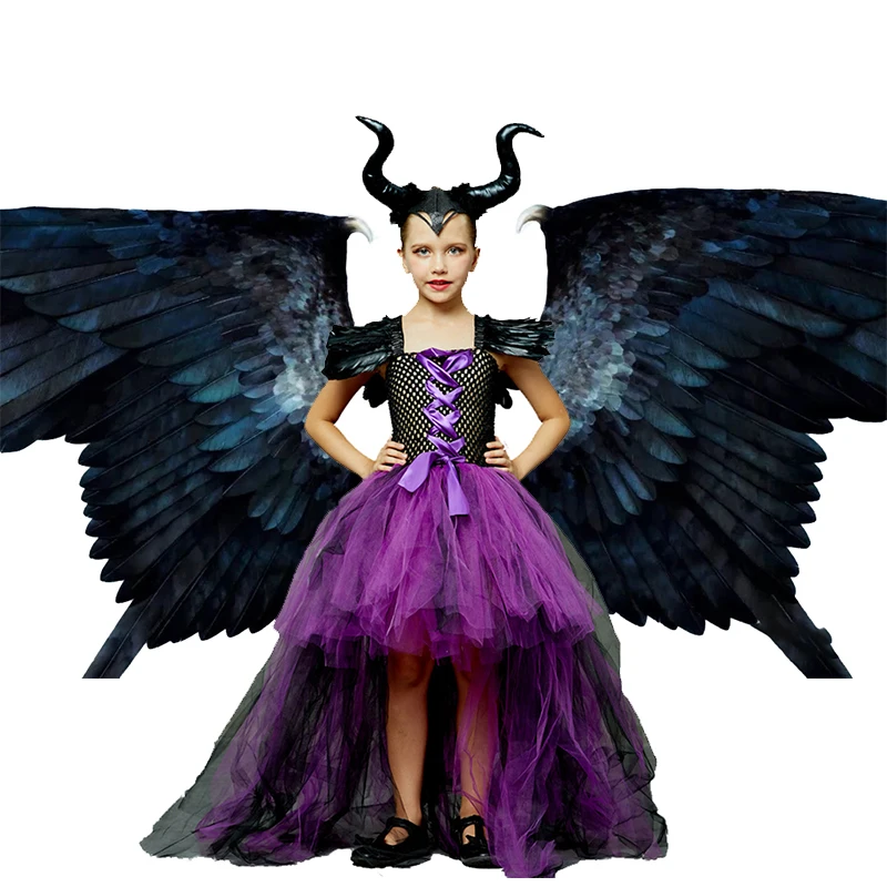 Maleficent Costume Kids With Wings