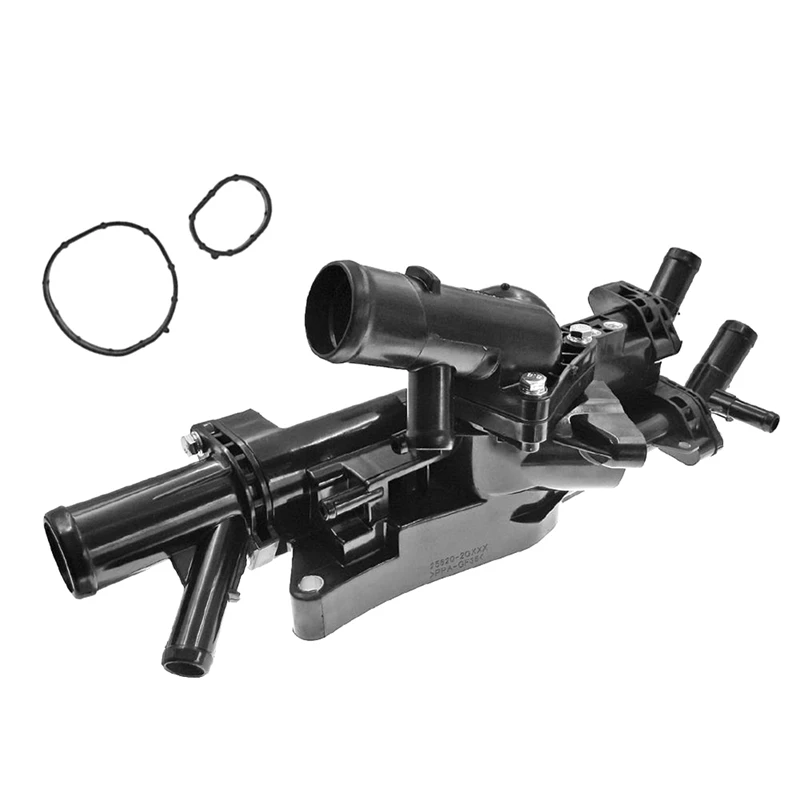 New-Radiator-Coolant-Thermostat-Housing-25600-2G545-For-Hyundai-Santa ...