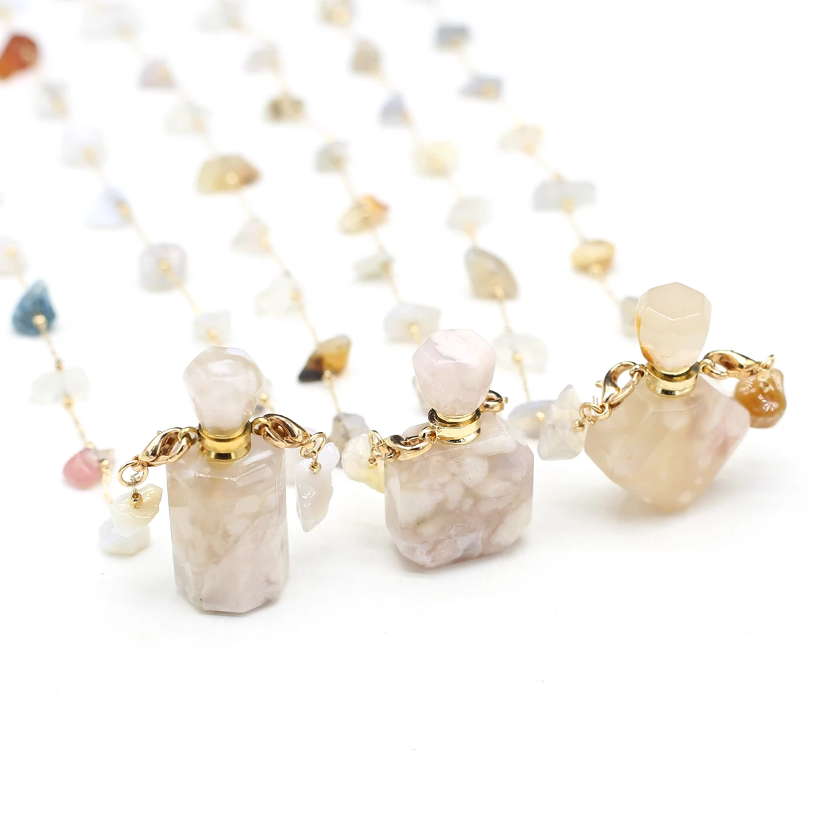 Natural-Stone-Cherry-Flower-Agate-perfume-Bottle-Essential-Oil-Diffuser ...