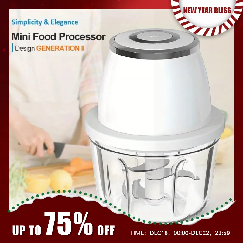 Portable-Wireless-304-Stainless-Steel-Electric-Food-Chopper-Processor ...