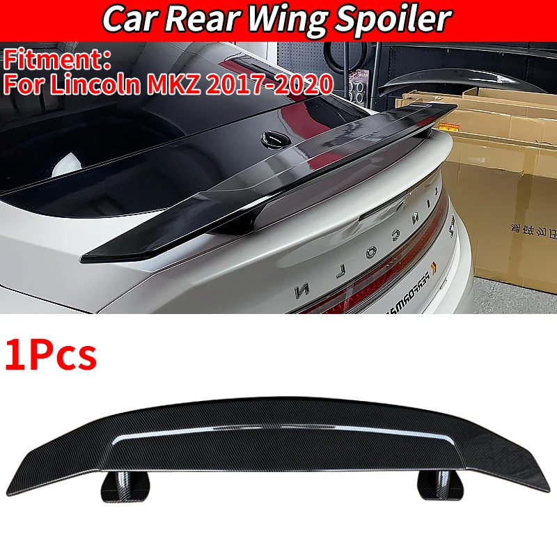 Car-Accessories-For-Lincoln-MKZ-2017-2020-3D-Carbon-Fiber-Rear ...
