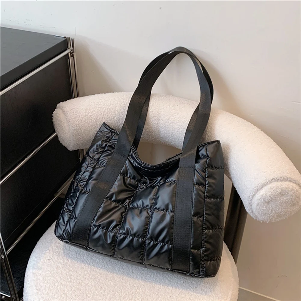 Puffer-Tote-Bag-for-Women-Nylon-Quilted-Padded-Shoulder-Bag-Causal ...