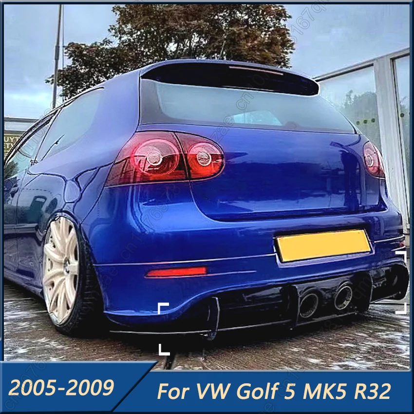 For VW Volkswagen Golf 5 MK5 R32 2005-2009 Rear Bumper Lip Diffuser ...