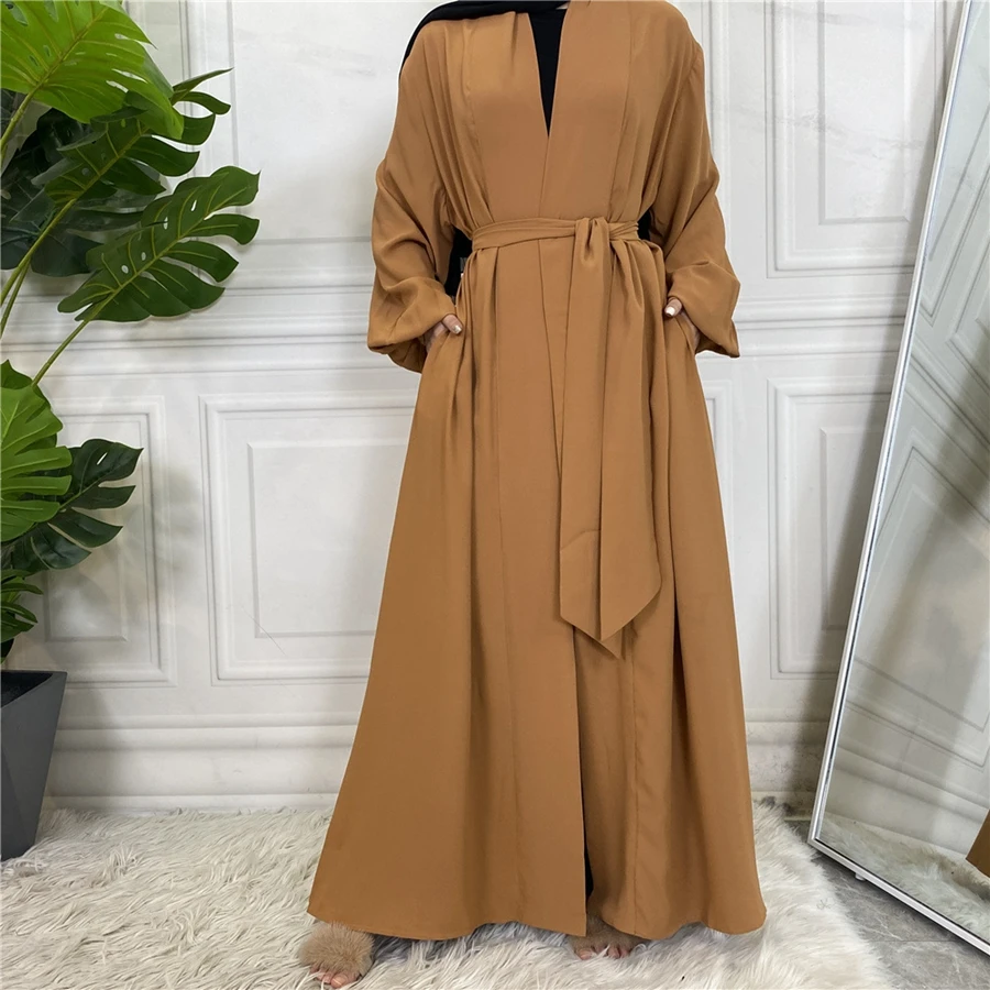 Ramadan-Solid-Open-Abaya-Women-With-Pockets-Muslim-Fashion-Kimono-Dubai-Turkey-Islam-Dress ...
