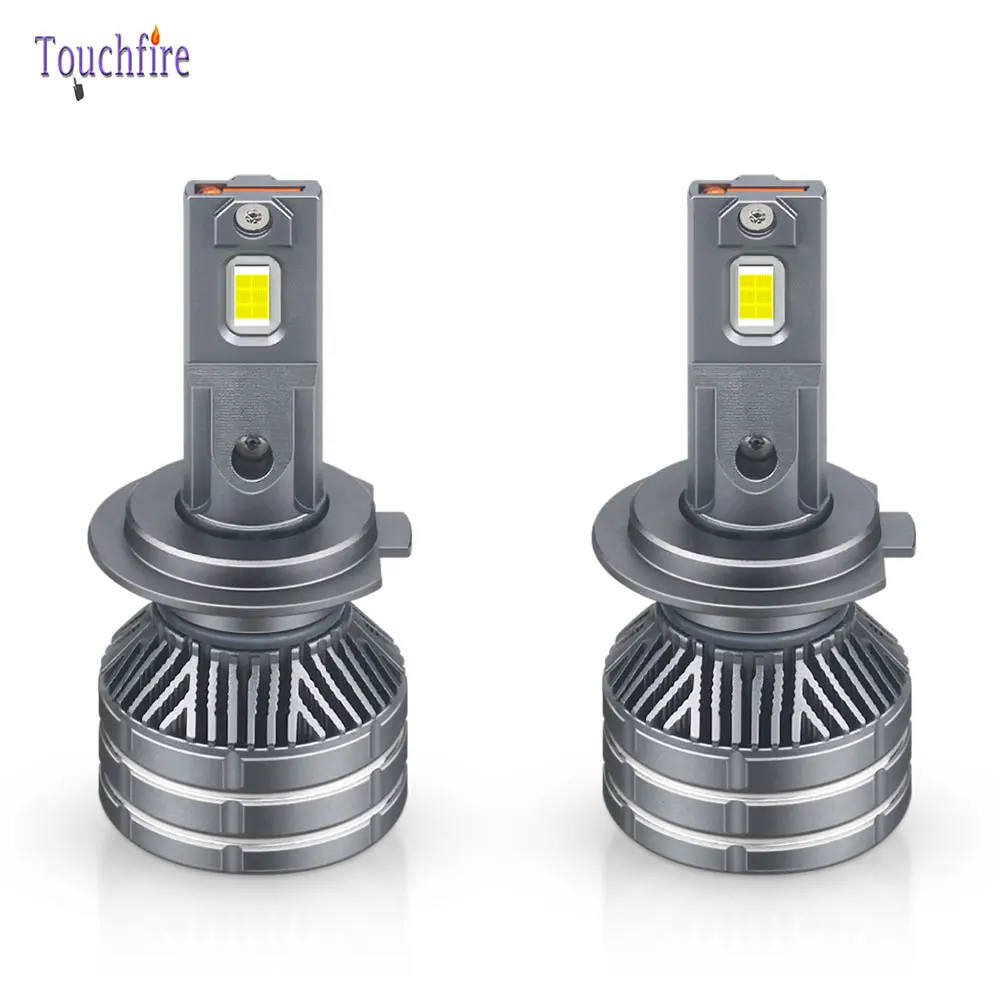 Bombilla de faro LED Turbo para coche, lámpara de luz blanca H4, V80 ...