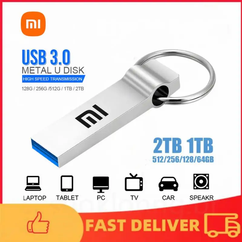 Xiaomi-Metal-USB-Flash-Drives-Pen-Drive-de-Alta-Velocidade-Memory-Stick ...