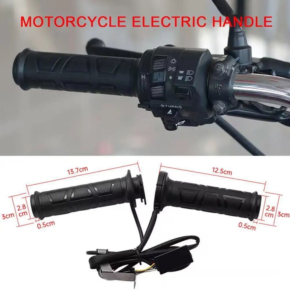 12V Motorcycle Heated Handles Grips Electric Handlebar Heater Warmer ...