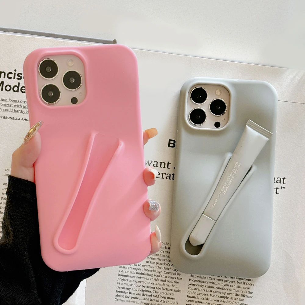 3D-Lip-Gloss-Hole-Lipstick-Lip-Balm-Make-Up-Silicone-Case-for-iPhone-15 ...