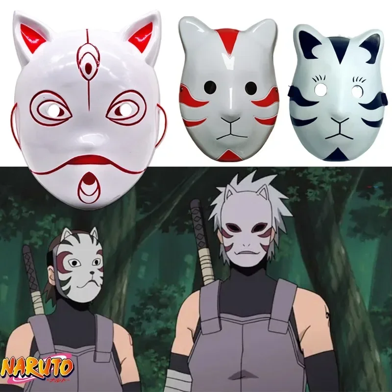 Anime-Naruto-ANBU-Masks-Cosplay-Hatake-Kakashi-Uchiha-Itachi-Halloween ...