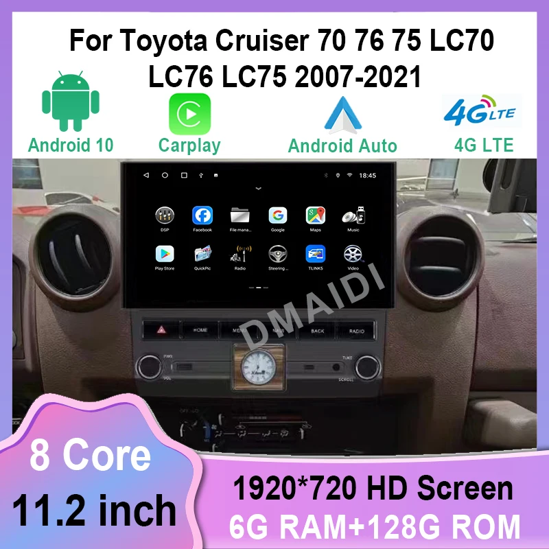 Radio-con-GPS-para-coche-reproductor-Multimedia-con-Android-pantalla-de ...