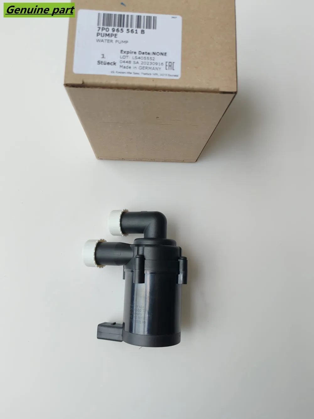 Genuine Oem 7P0965561 7P0965561B Auto Auxiliary Water Pump For VW ...
