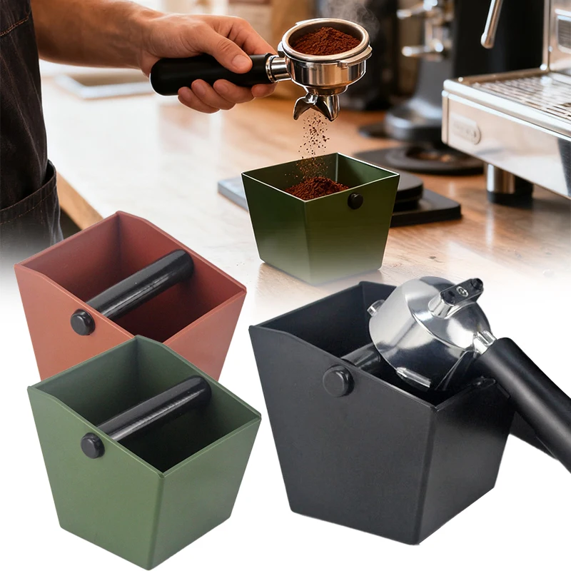 800mlABS Coffee Grounds Bucket Espresso Knock Box Dump Bin for Coffee ...
