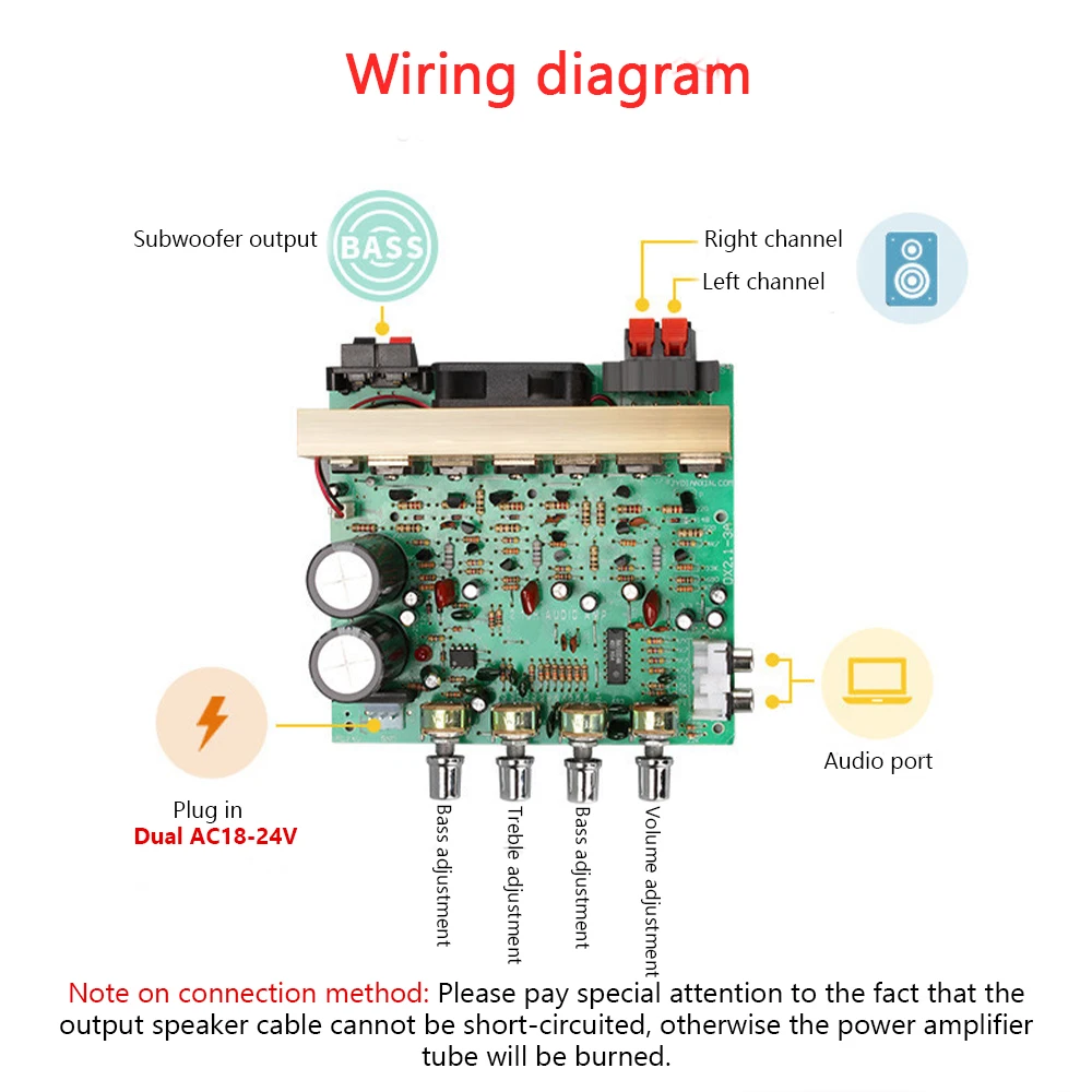 High Power Audio Amplifier Circuit