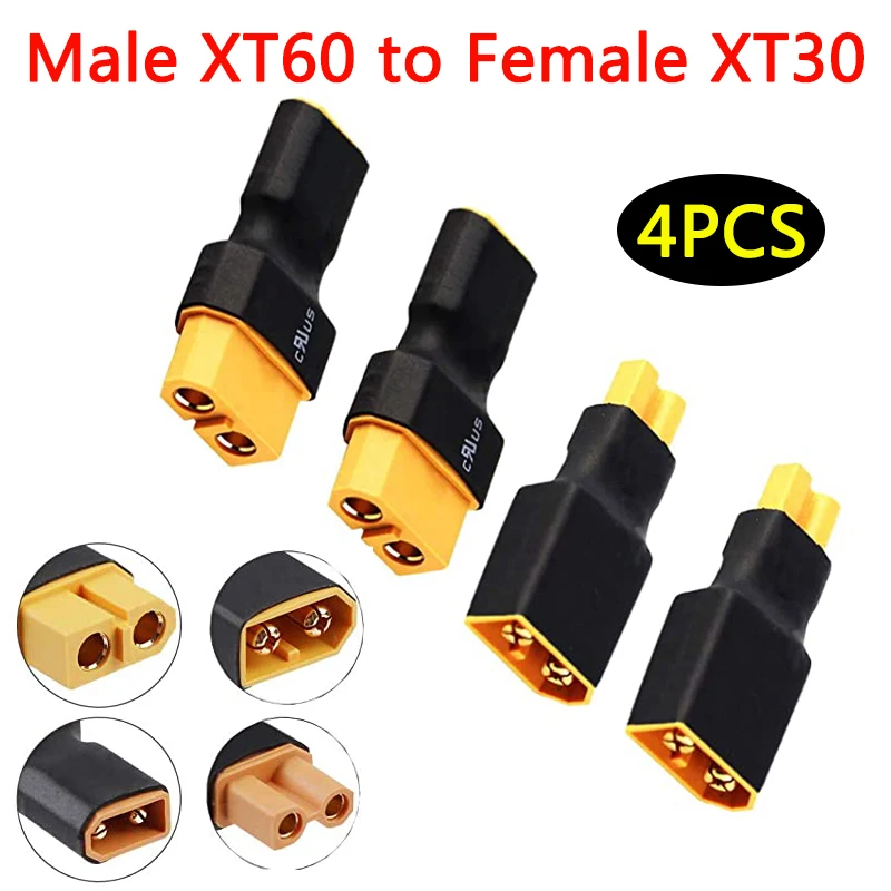 Xt30 Male Xt60 Female Adapter | Lipo Battery Adapter Xt60 | Xt30 F Xt60 ...