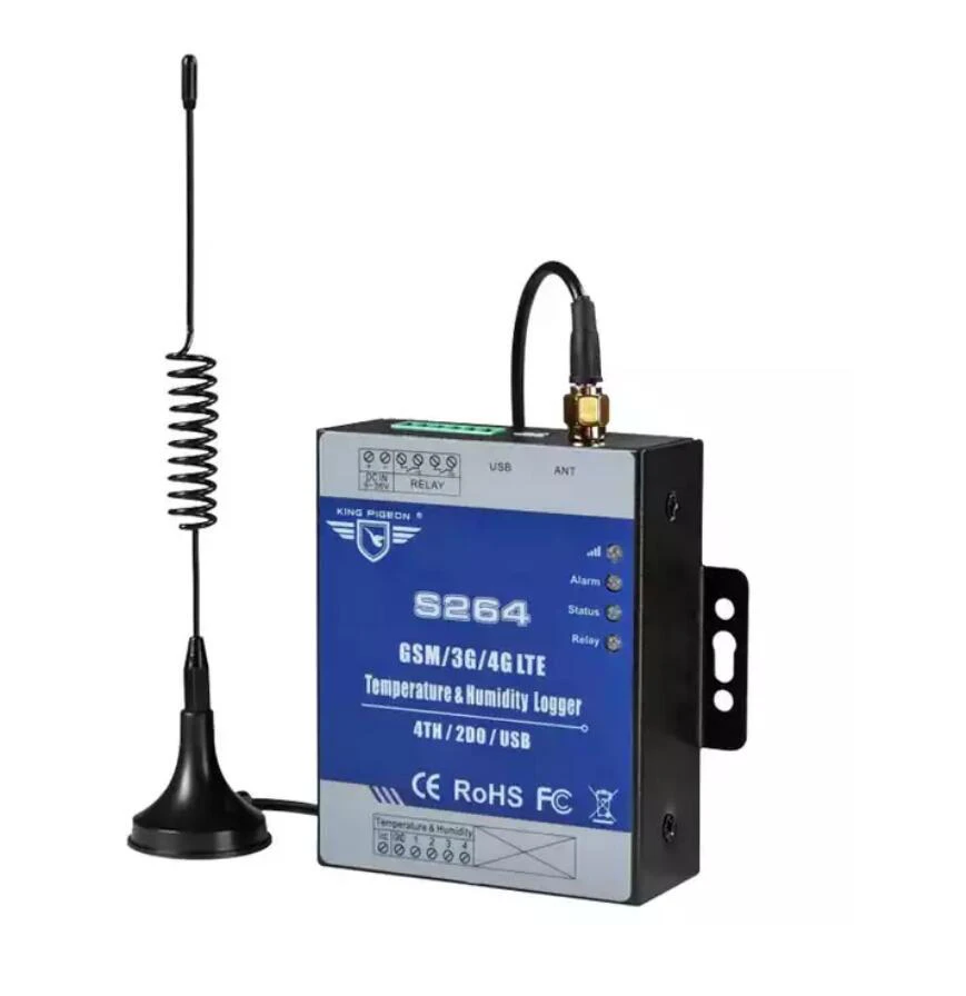GSM 3G 4G Data Logger with Temperature and Humidity Alarm Controller ...