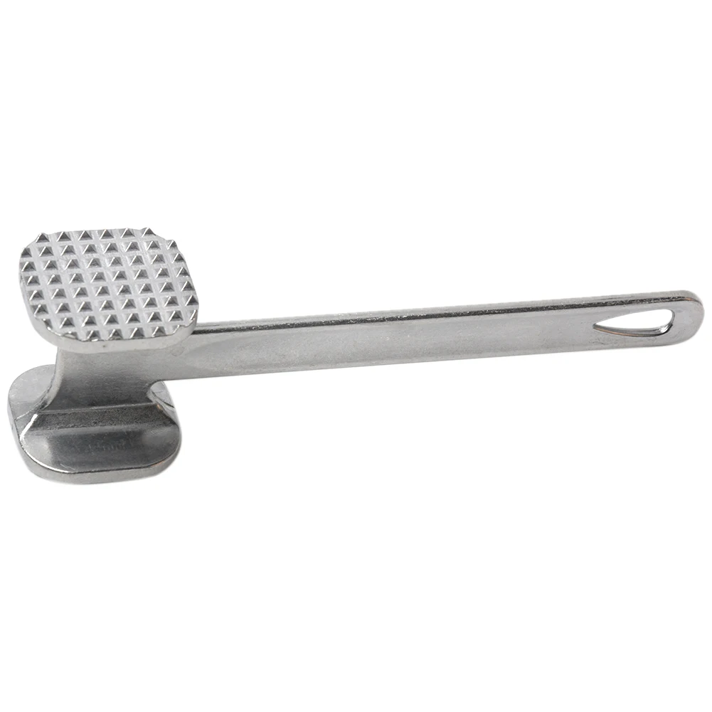 Meat Tenderizer Two Sides Stainless Steel Metal Heavy Meat Beef Pork
