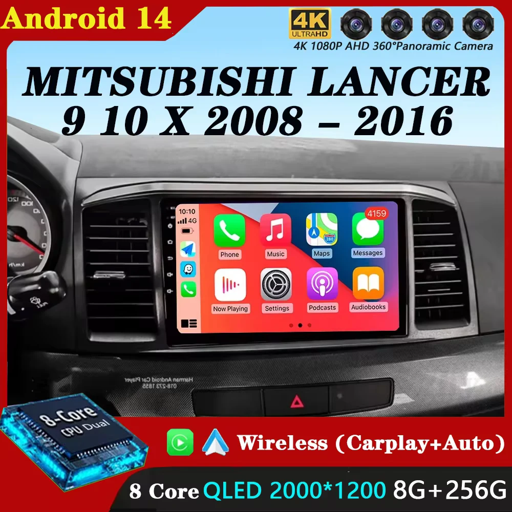 Para-MITSUBISHI-LANCER-9-10X2008-2009-2010-2011-2016-9-pulgadas-Android ...