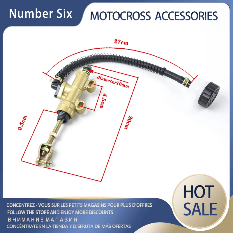 Motorcycle-Rear-Foot-Hydraulic-Brake-Pump-Quad-Dirt-Bike-Pit-Brake ...