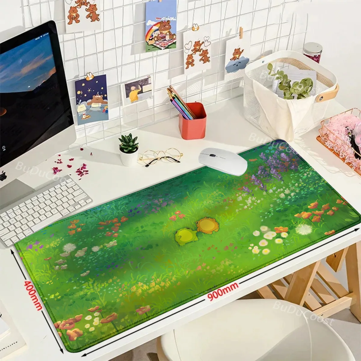 teclado-mouse-pad-Frog-on-lce-by-Abi-Toads-Gaming-Large-XXL-Mouse-Pads ...