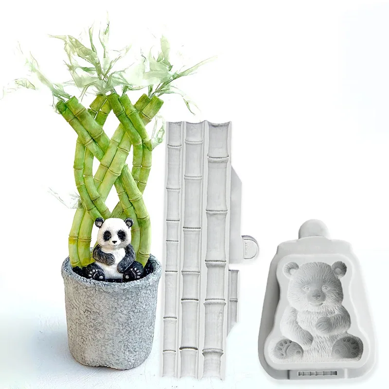 3D-Cute-Bamboo-Silicone-Mold-DIY-Panda-Shape-Baking-Tools-Pastry ...