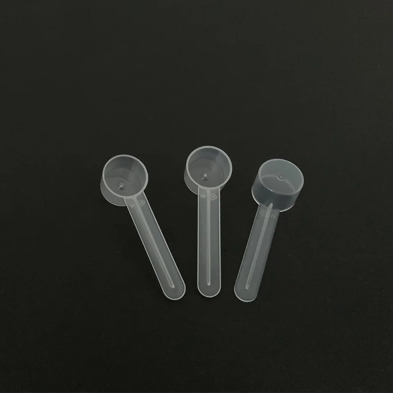 5cc 2.5g Micro Lab Plastic Scoop 5ml 2.5 gram PP Measuring Spoon For ...