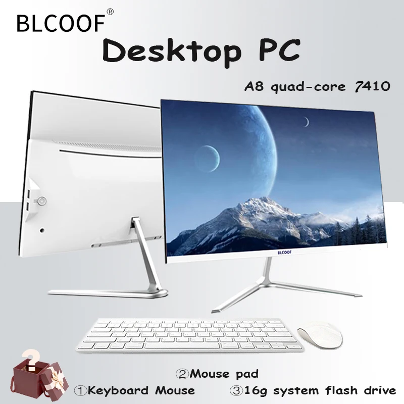 22 Inch All-in-one Desktop Pc A8 -7410 Amd Home Appliances Monitor ...