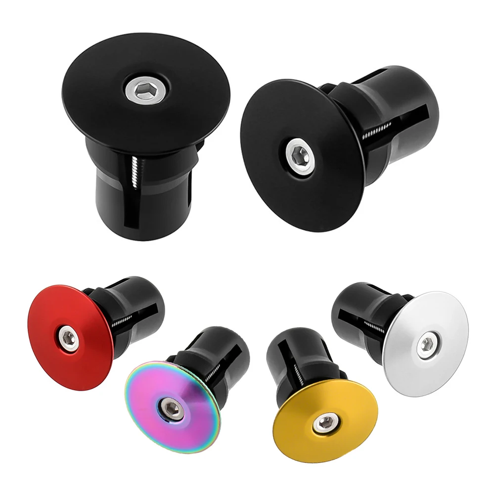 Expansion Lock Bicycle Handlebar Grip End Plug Cover MTB Road Bike ...