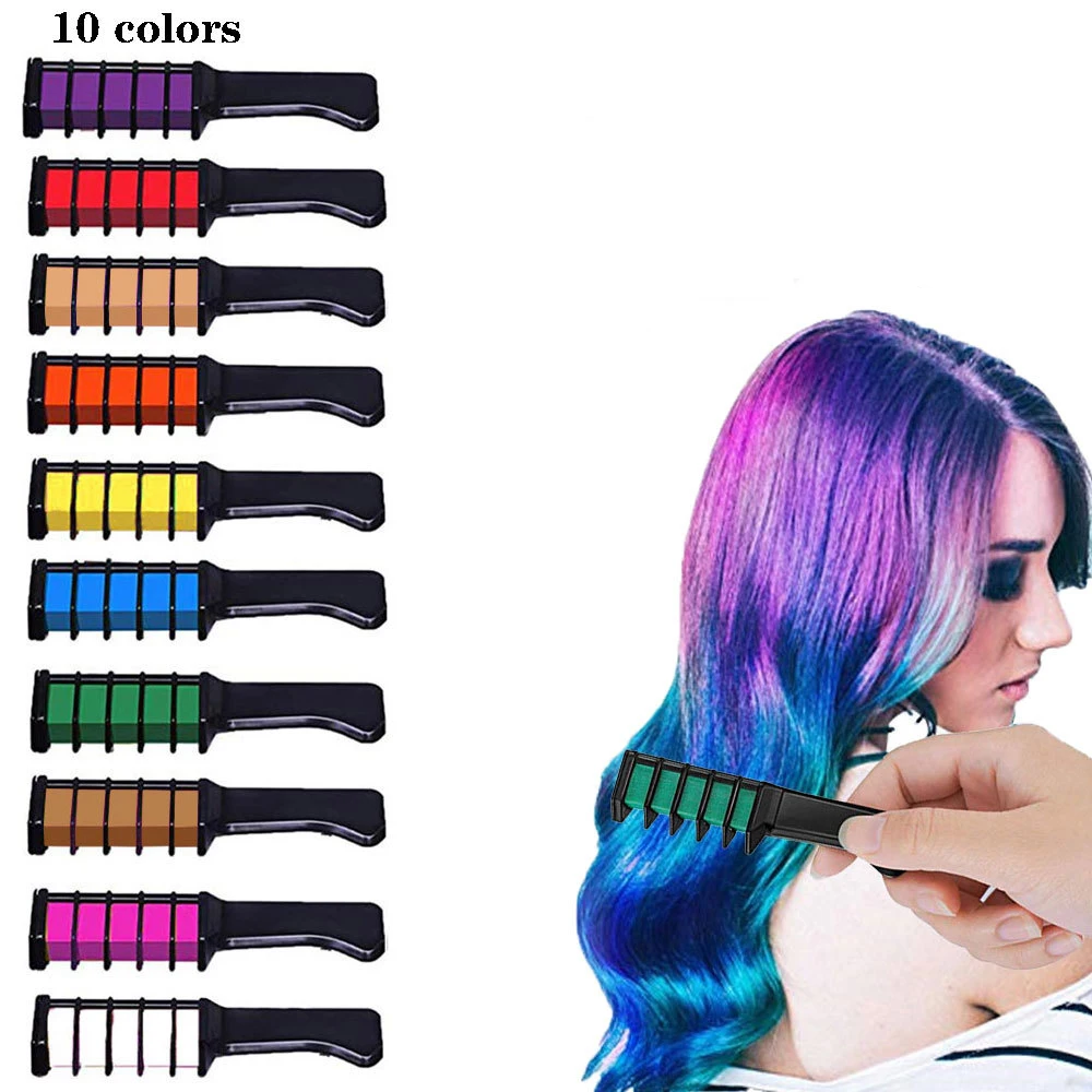 Hair Mascara Chalk For Hair Fashion Design Crayons Temporary Hair Dye ...