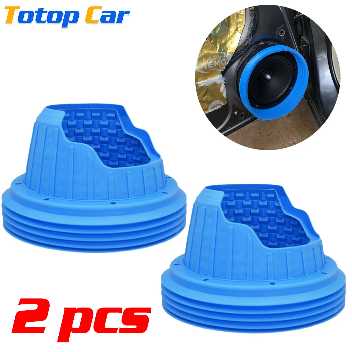 2pcs-Car-Audio-6-5-Inch-Speaker-Waterguards-Cover-Sound-Insulation-Stop ...