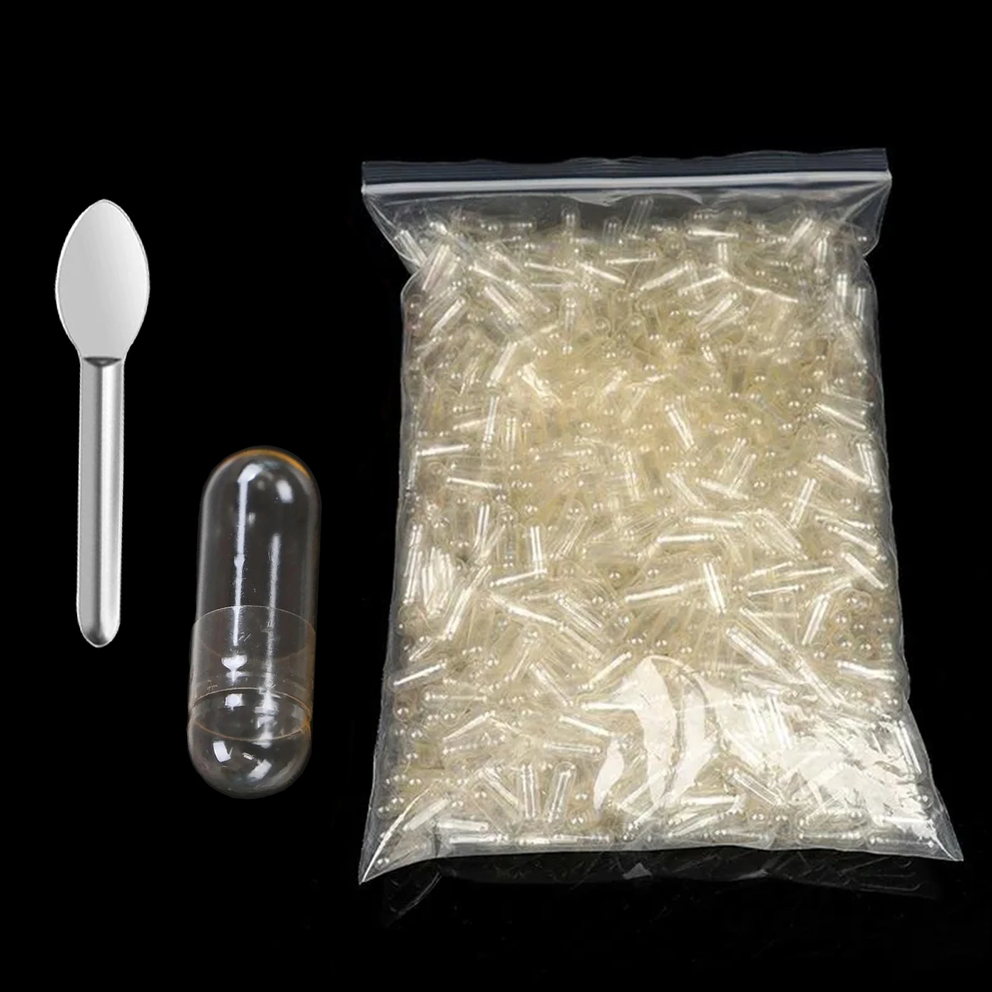 1000PCS-000-Gelatin-Empty-Capsules-Clear-Hollow-Capsule-Hard-Gelatin ...