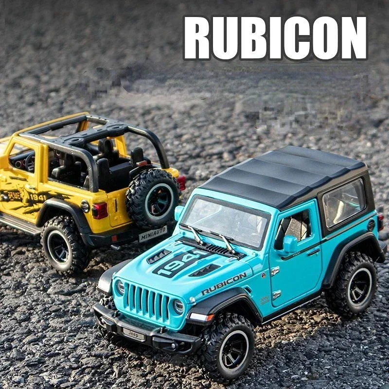 1:32 Jeeps Wrangler Rubicon 1941 Alloy Car Model Metal Diecasts ...